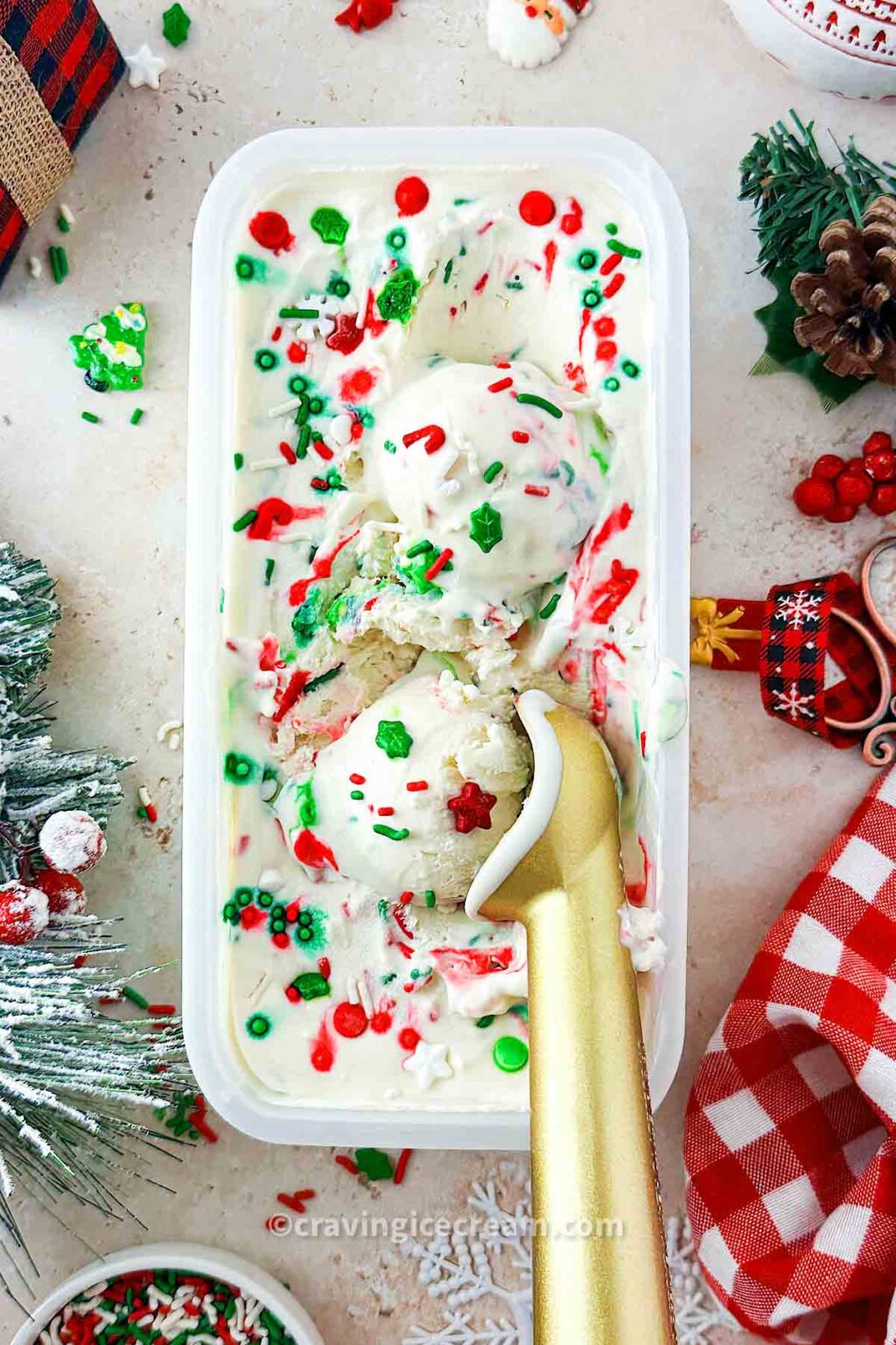 Christmas ice cream - Craving Ice Cream
