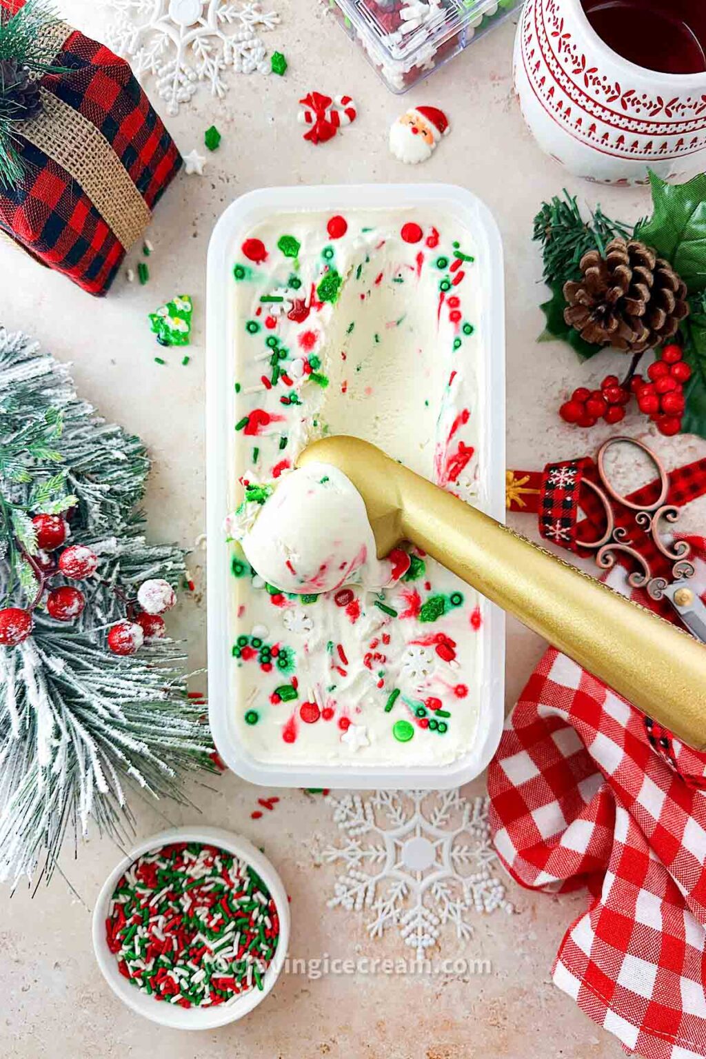 Christmas ice cream - Craving Ice Cream